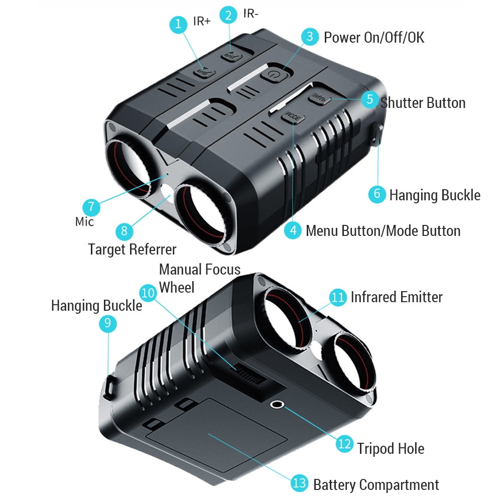 Night scope,Vision 3 10x And Infrared 4k Screen Scope Vision Vision 4k ...