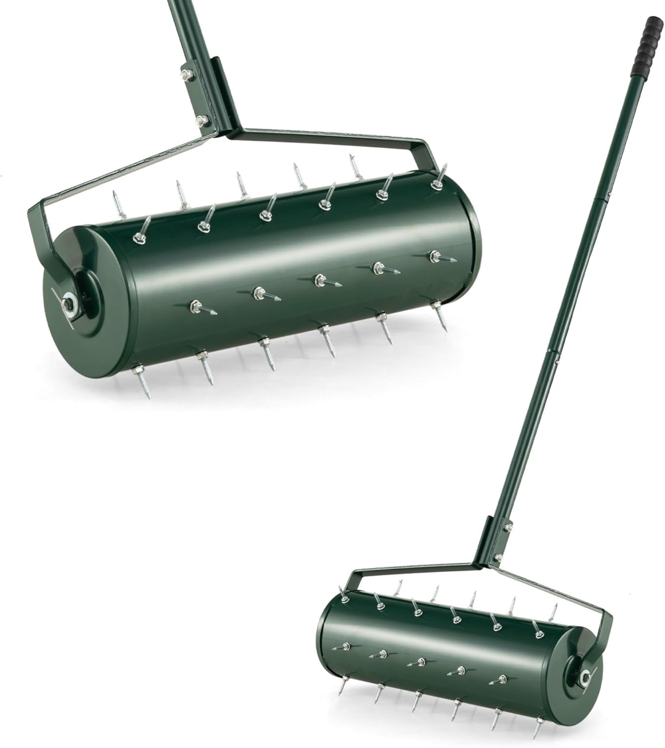 Nightcore 21” Rolling Aerator for Lawn Care, Garden Patio Yard Aerator ...