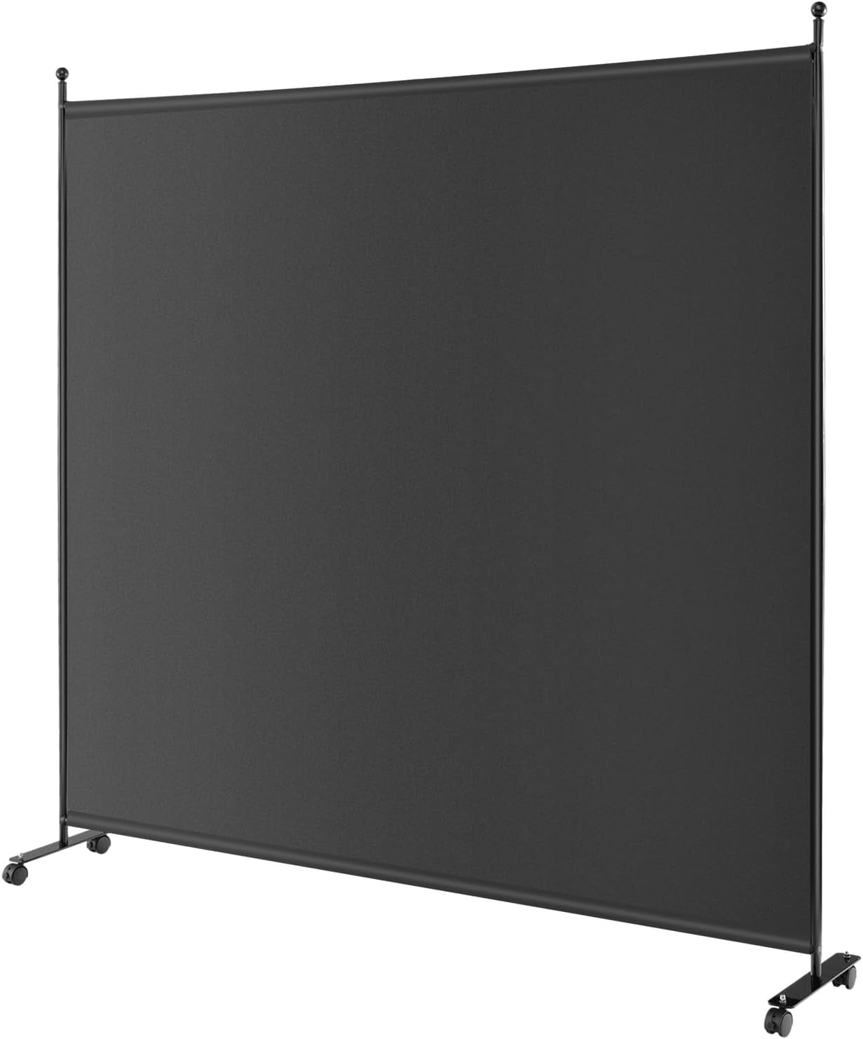 Nightcore Room Divider Single Privacy Screen, 73” Wide Rolling Room ...