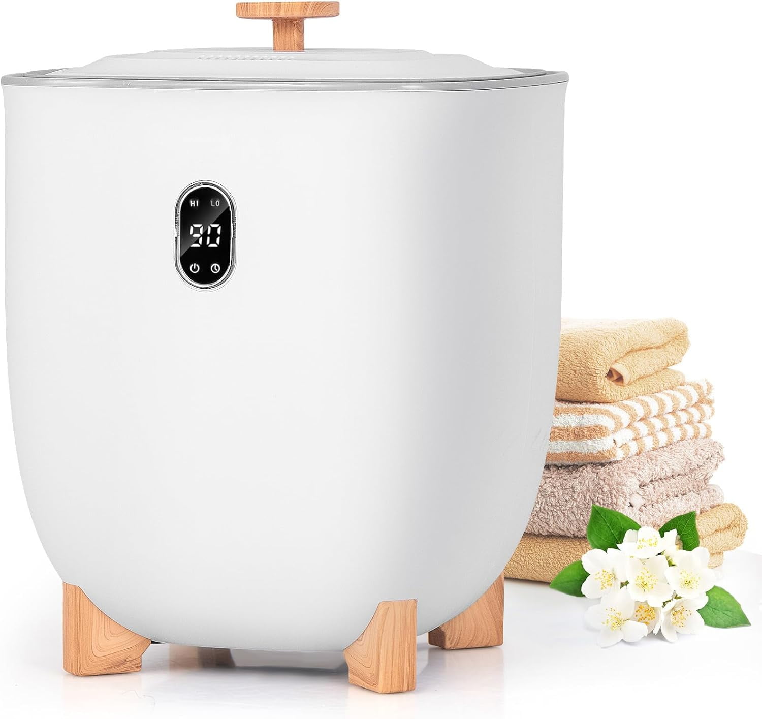 Nightcore Towel Warmer Bucket, 25L Electric Towel Heater w/ 2 Fragrant ...