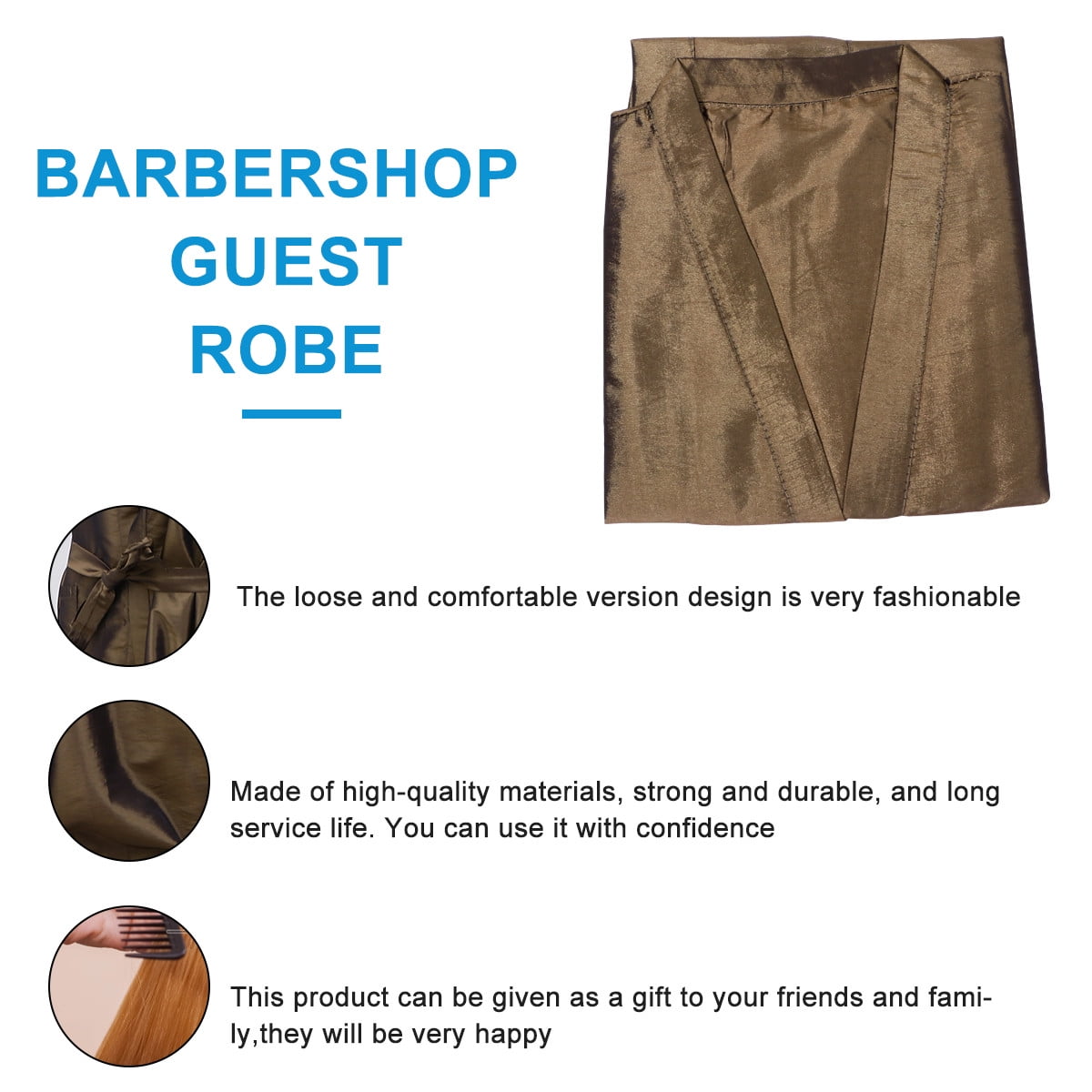 Nightgown for Spa,Barber Apron Hair Cutting Apron Hair Dyeing Apron ...