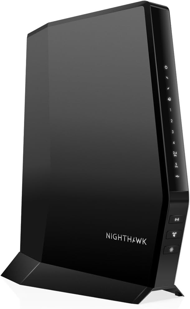 Nighthawk Modem Router Combo (CAX30) DOCSIS 3.1 Cable Modem and WiFi 6 ...