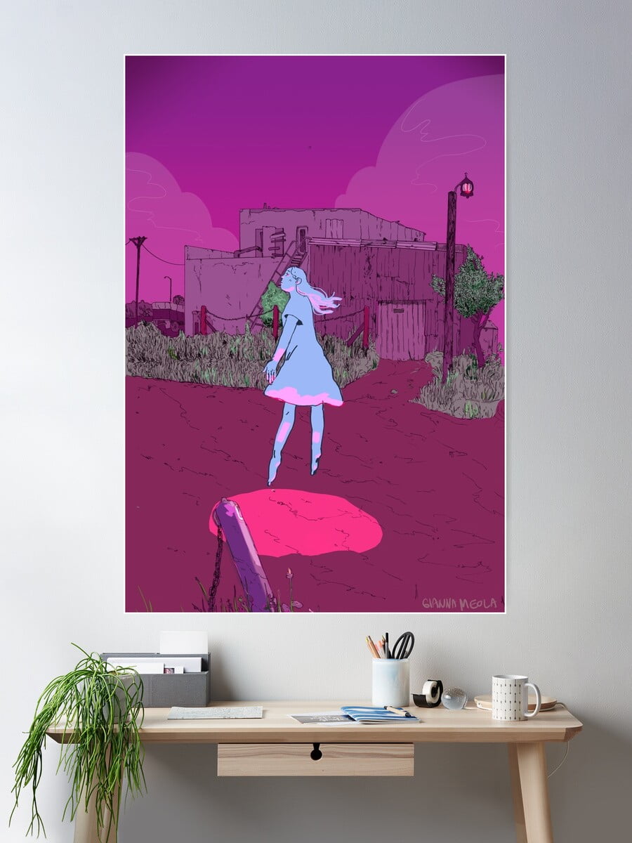 Nightime Poster Wall Art, Modern Wall Decor For Living Room Bedroom ...