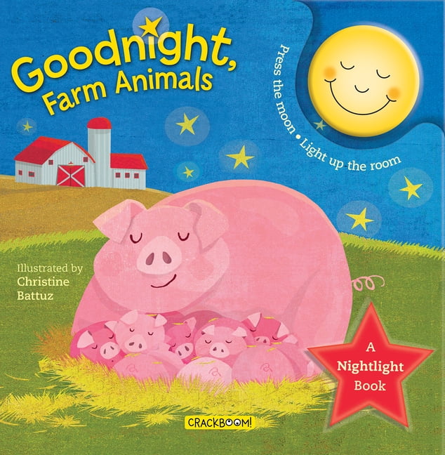 Nightlight Book Goodnight, Farm Animals: A Nightlight Book, (Board Book ...