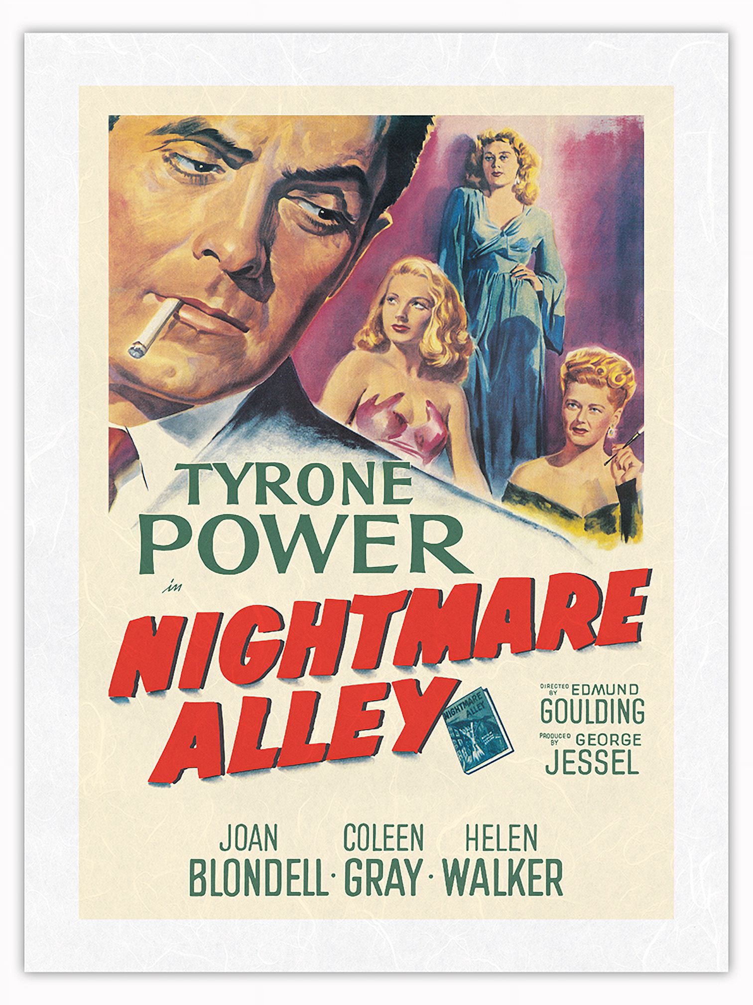 Nightmare Alley - Starring Tyrone Power - Vintage Film Noir Movie ...