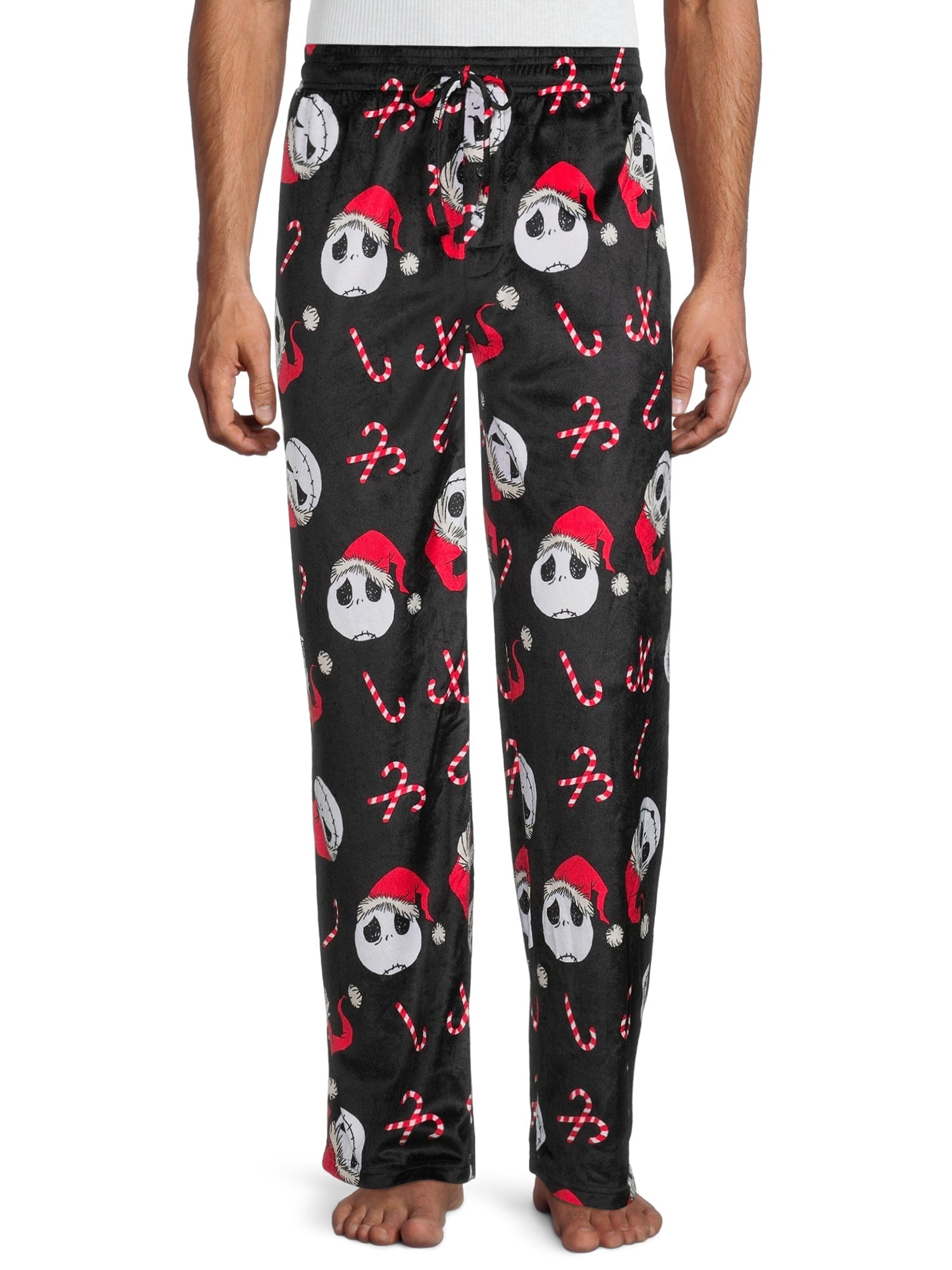Nightmare Before Christmas, Adult Mens, Giftable Set Black Pajamas ...