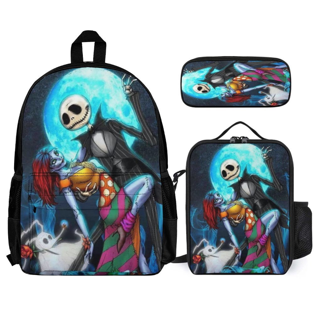 Nightmare Before Christmas Backpacks 3 Piece Set Kids Bookbag School ...