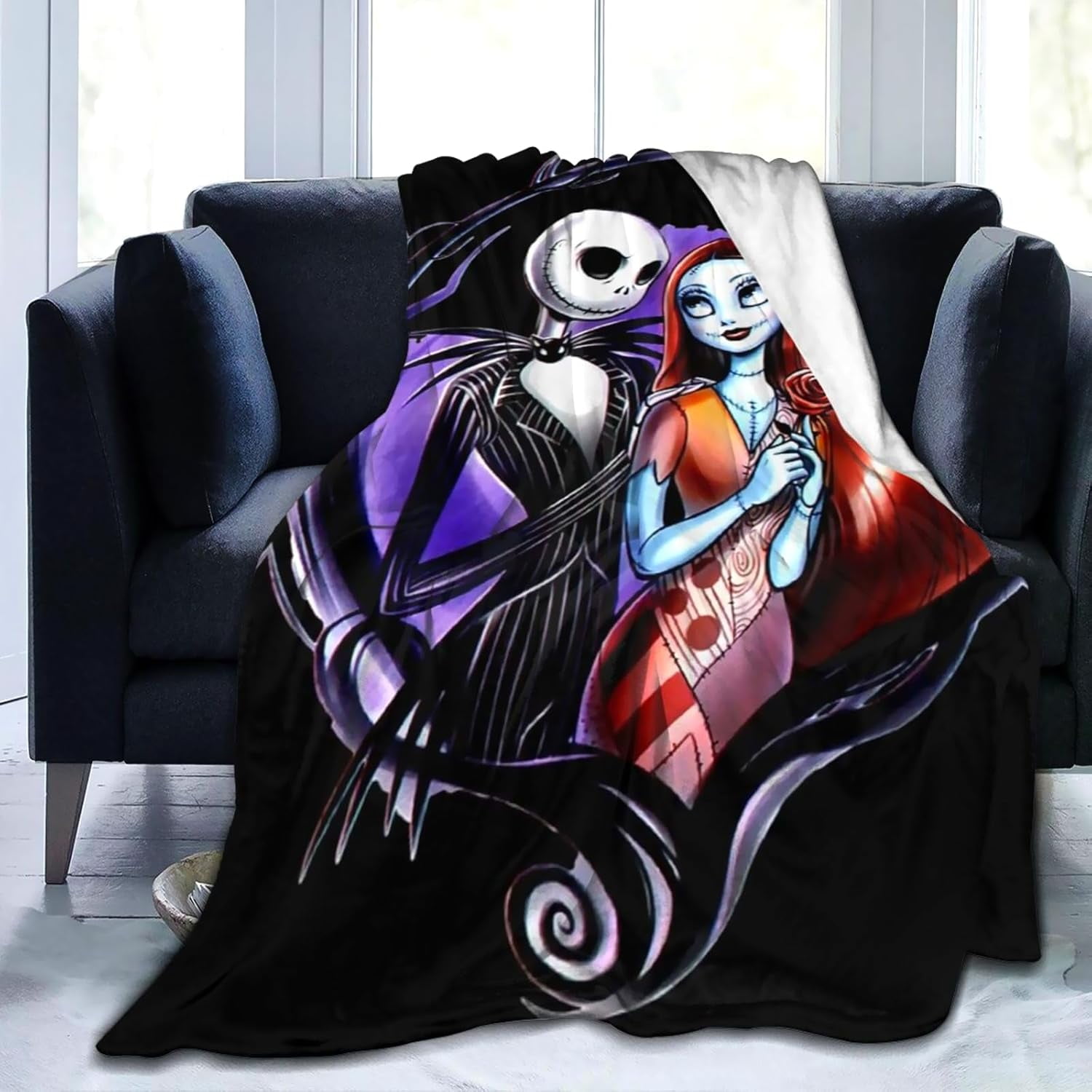 Nightmare Before Christmas Blanket Stuff Jack And Sally Blankets ...
