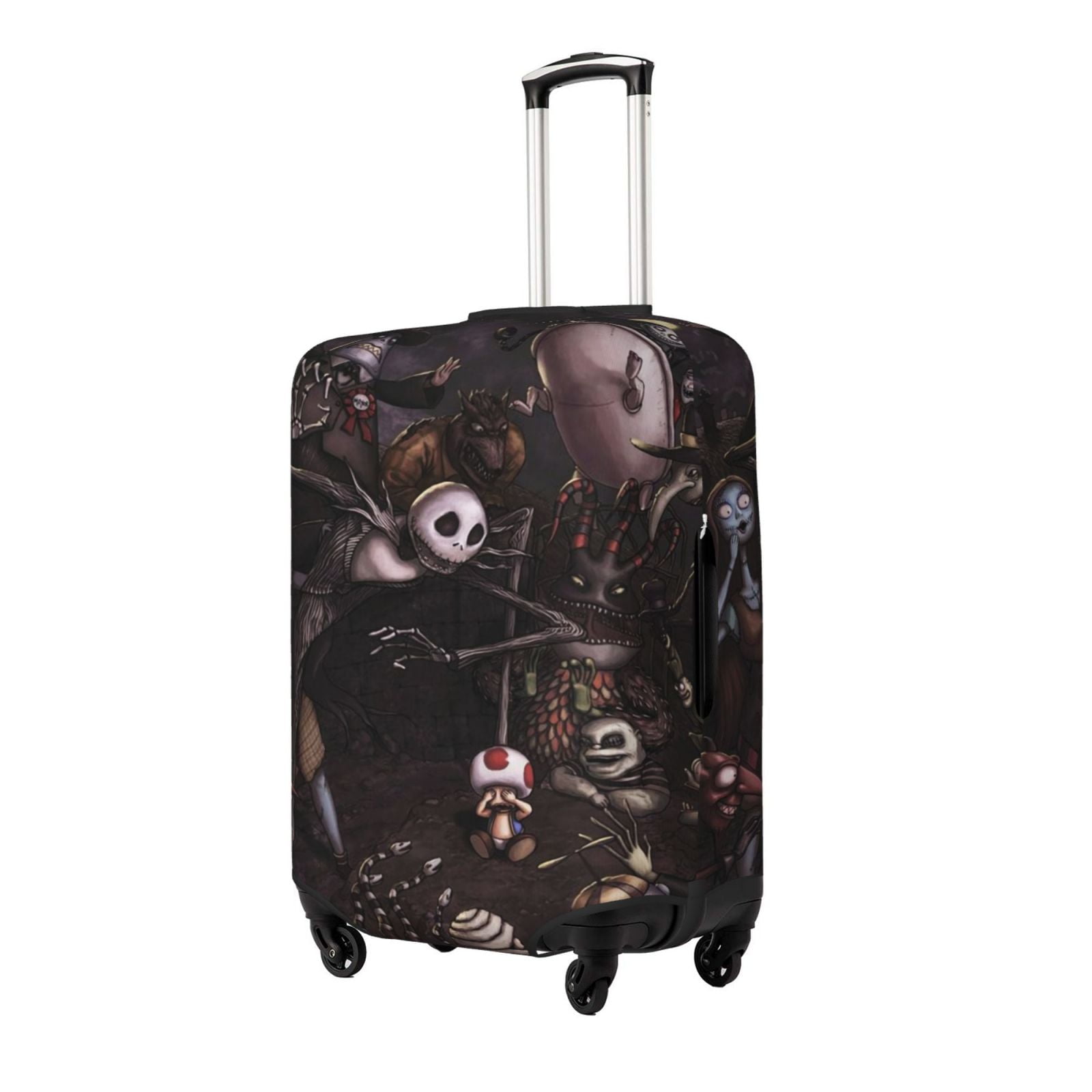 Nightmare Before Christmas Cartoon Elastic Travel Luggage Cover Travel ...