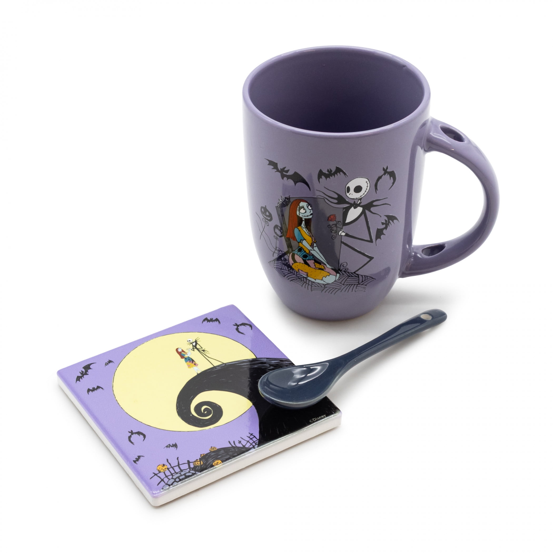 Nightmare Before Christmas 895598 Jack Skellington Coaster & Mug Set ...