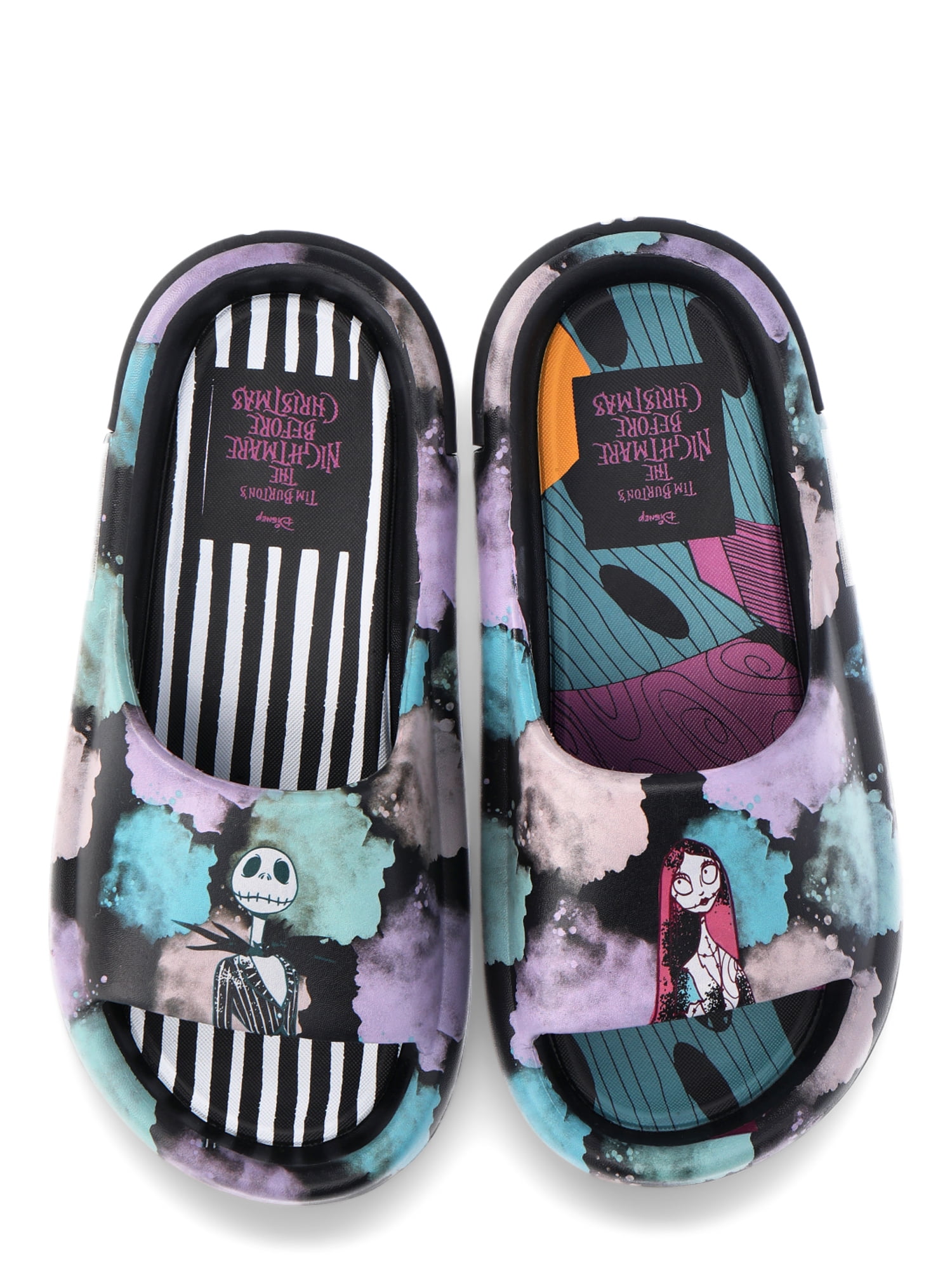 Disney Nightmare Before Christmas Jack and Sally Sandals - Walmart.com