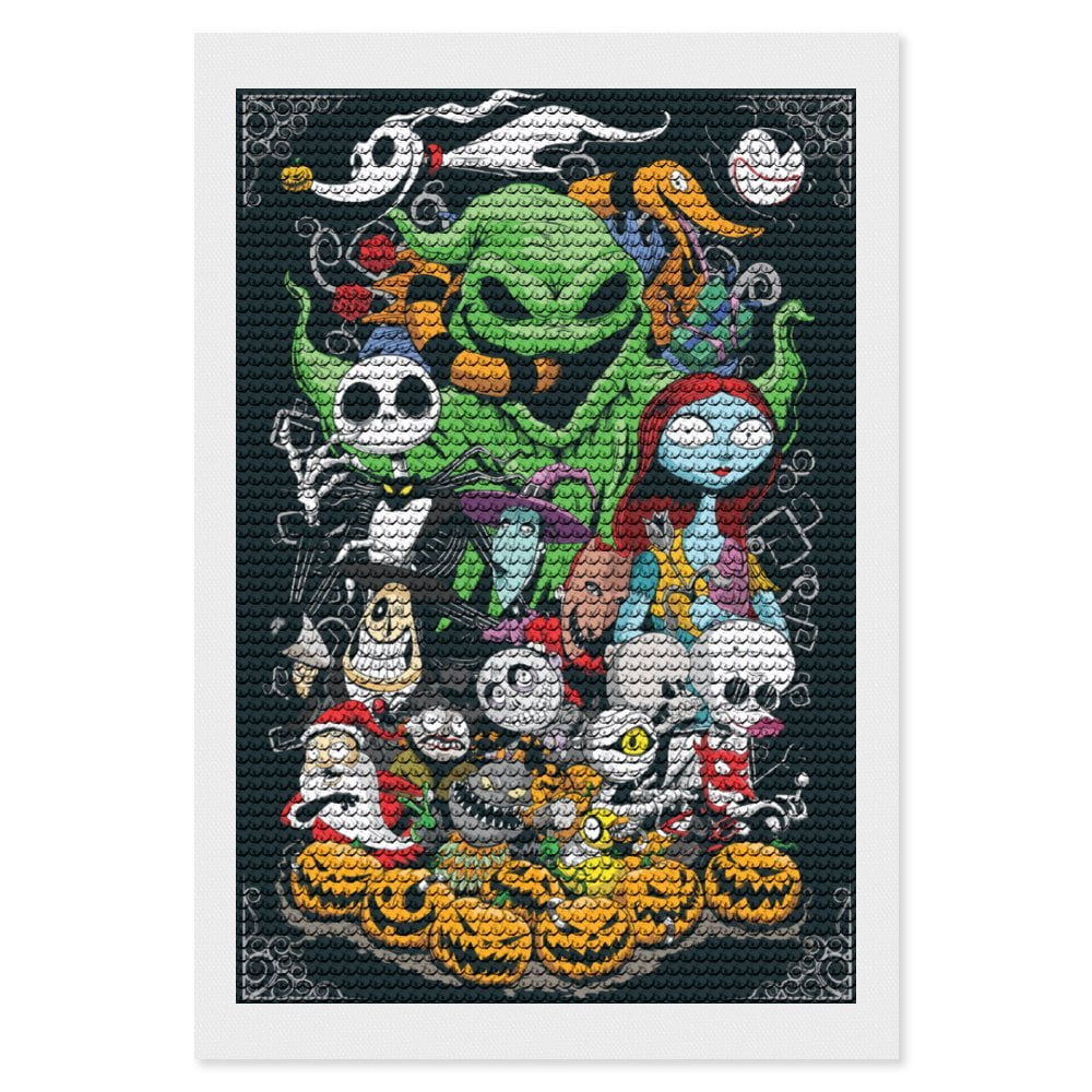 Nightmare Before Christmas Diamond Art Kits for Adults Diamond Art Gem ...