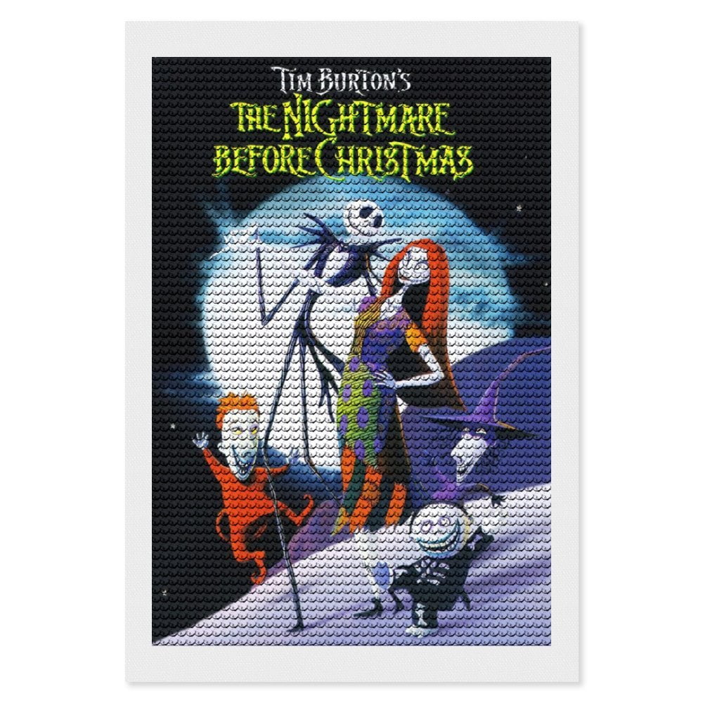 Nightmare Before Christmas Diamond Art Kits for Adults Diamond Art Gem ...