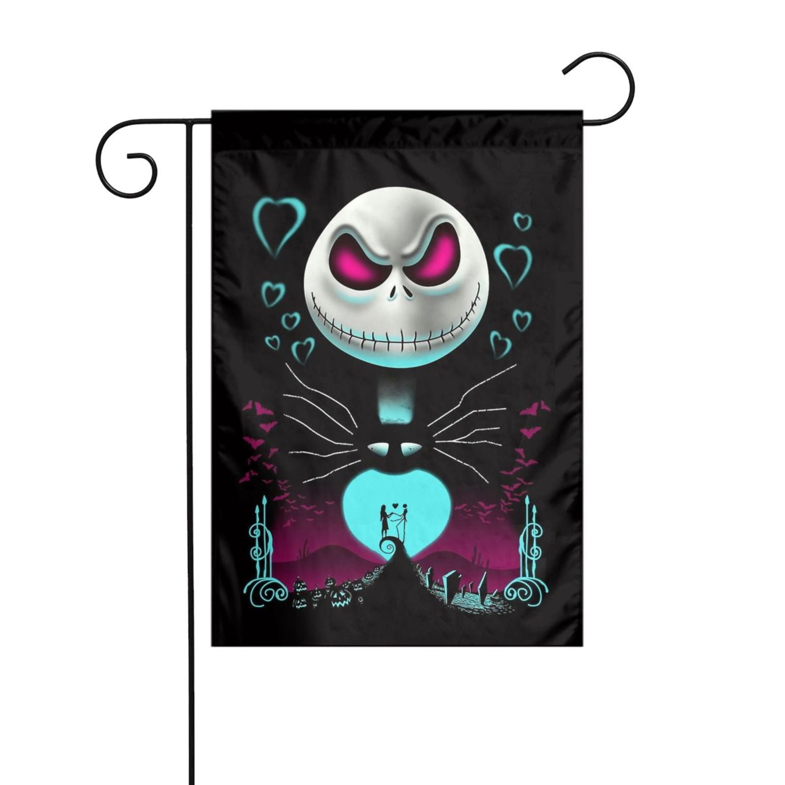 Nightmare Before Christmas Flag,Garden Flag Double Sided Yard Outdoor ...