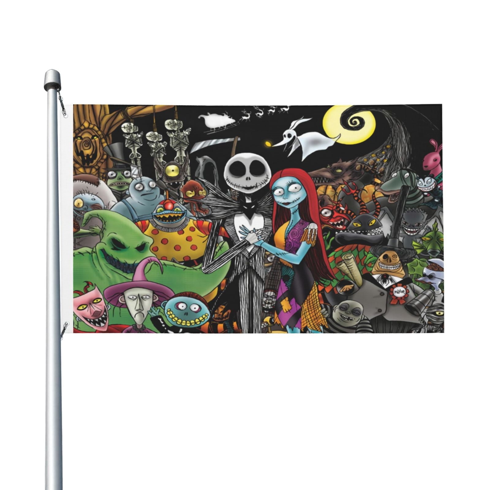 Nightmare Before Christmas Flag,Garden Flag Double Sided Yard Outdoor ...