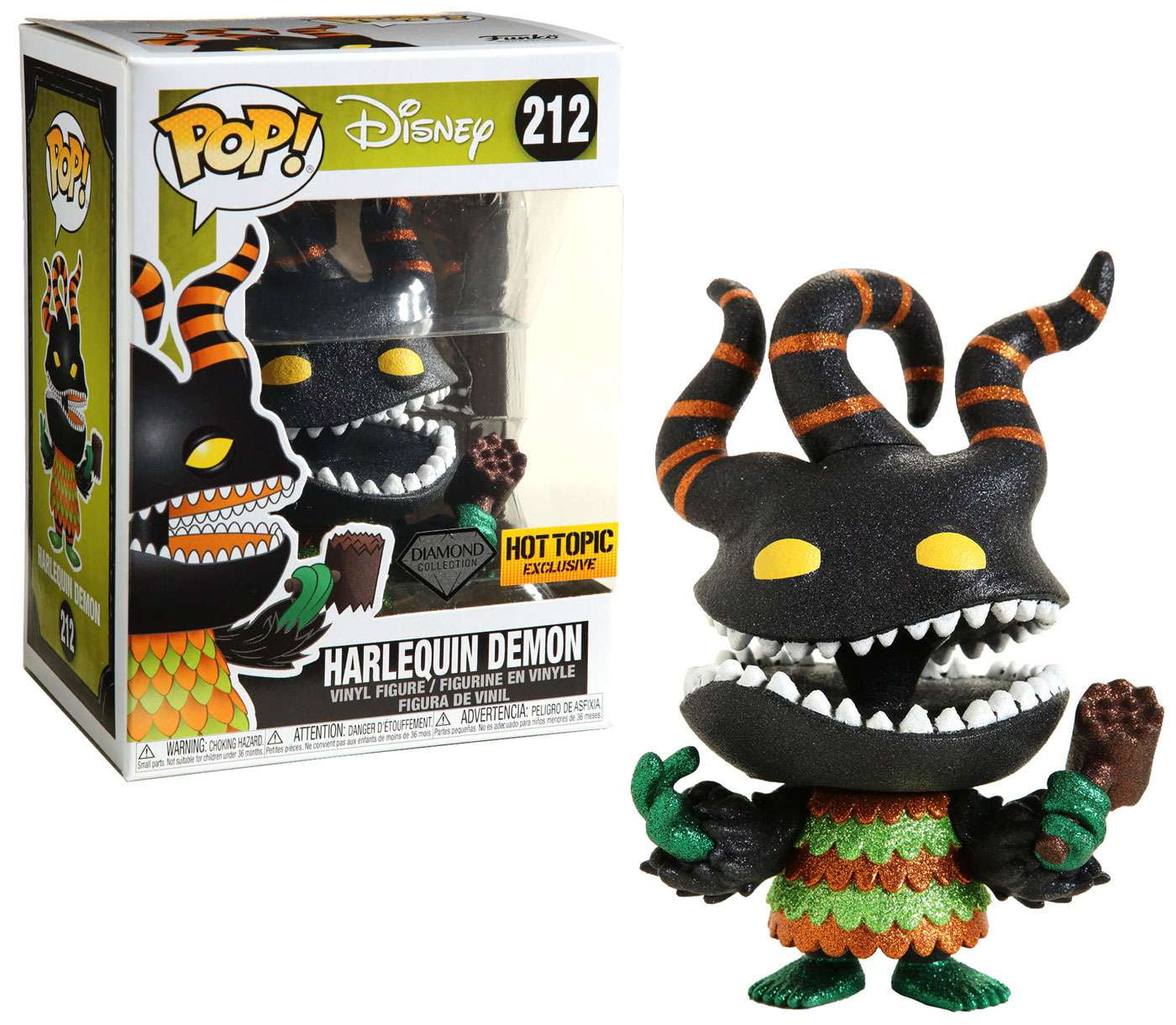 Nightmare Before Christmas Funko POP! Disney Harlequin Demon Vinyl ...