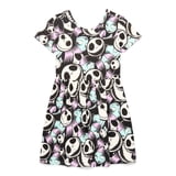 The Nightmare Before Christmas Girls Allover Print Dress with Short ...