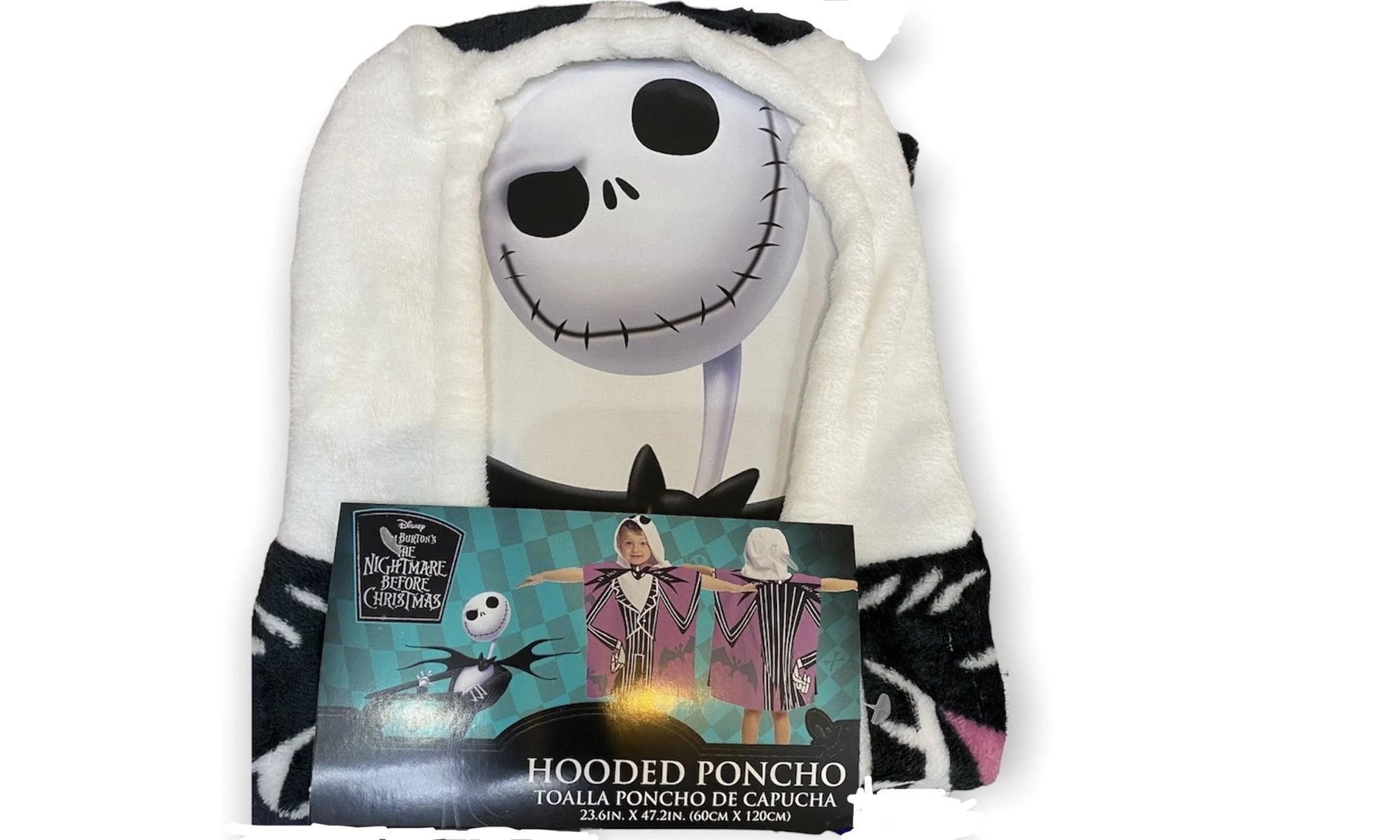 Nightmare Before Christmas Hooded Poncho - Walmart.com