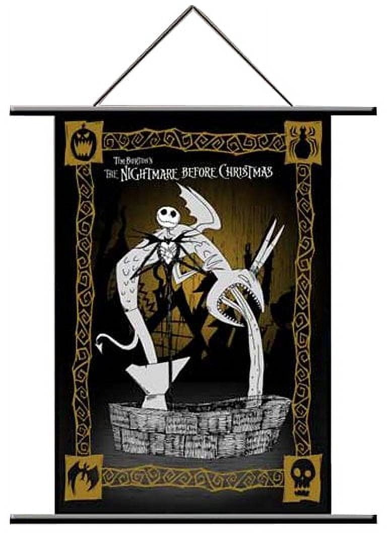 Nightmare Before Christmas Jack & Fountain Neca Wall Scroll Poster ...