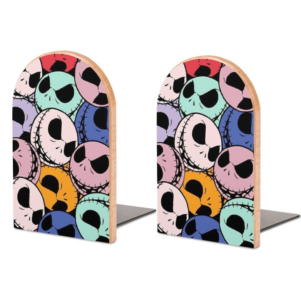 Nightmare Before Christmas Jack Skellington Bookends Wood Book Divider ...