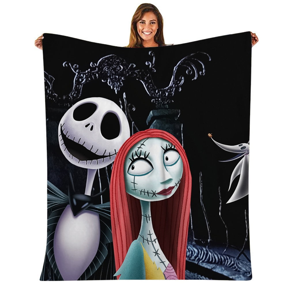 Nightmare Before Christmas Jack Skellington Plush Throw Blanket| 39x59 ...