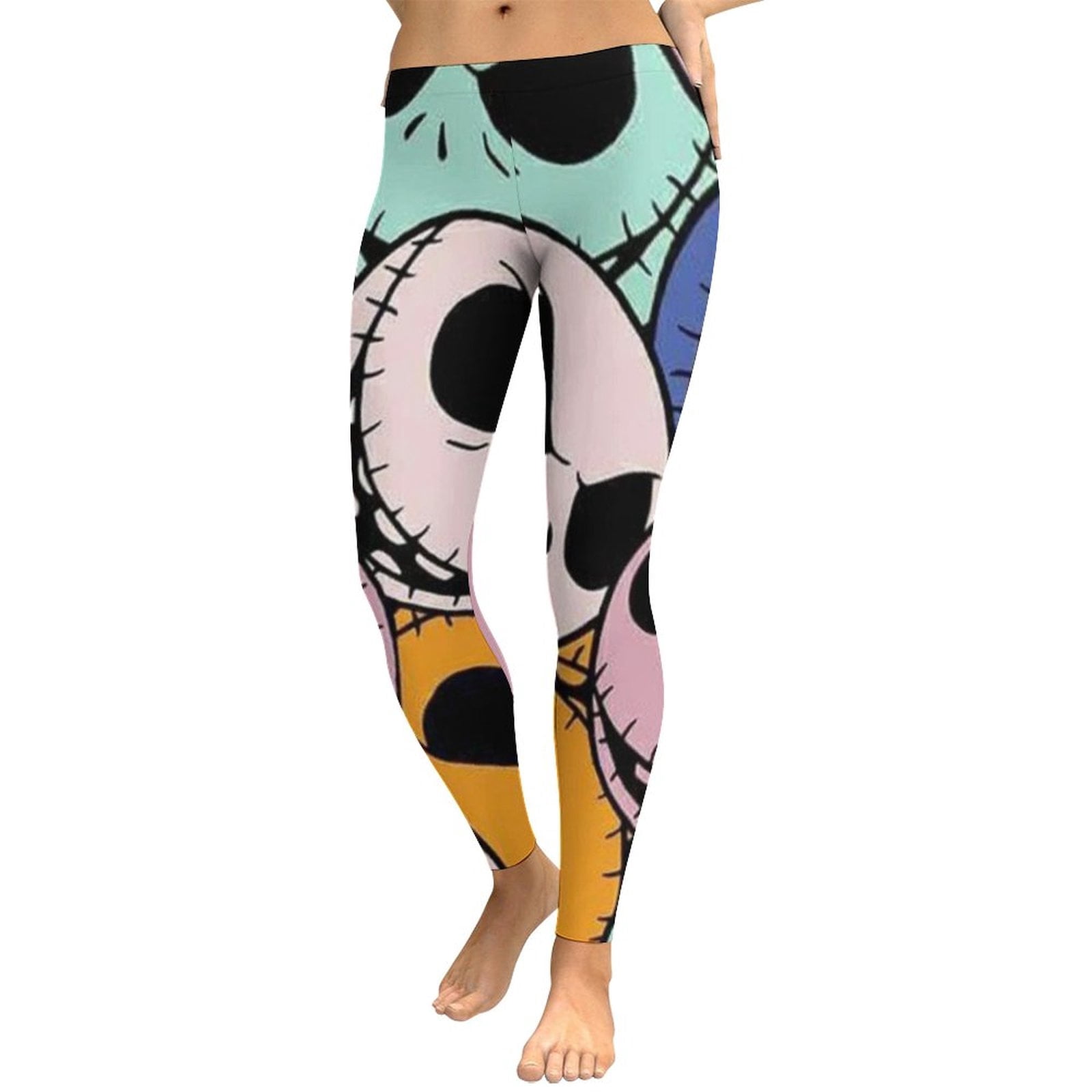 Nightmare Before Christmas Jack Skellington Women's Yoga Pants High ...