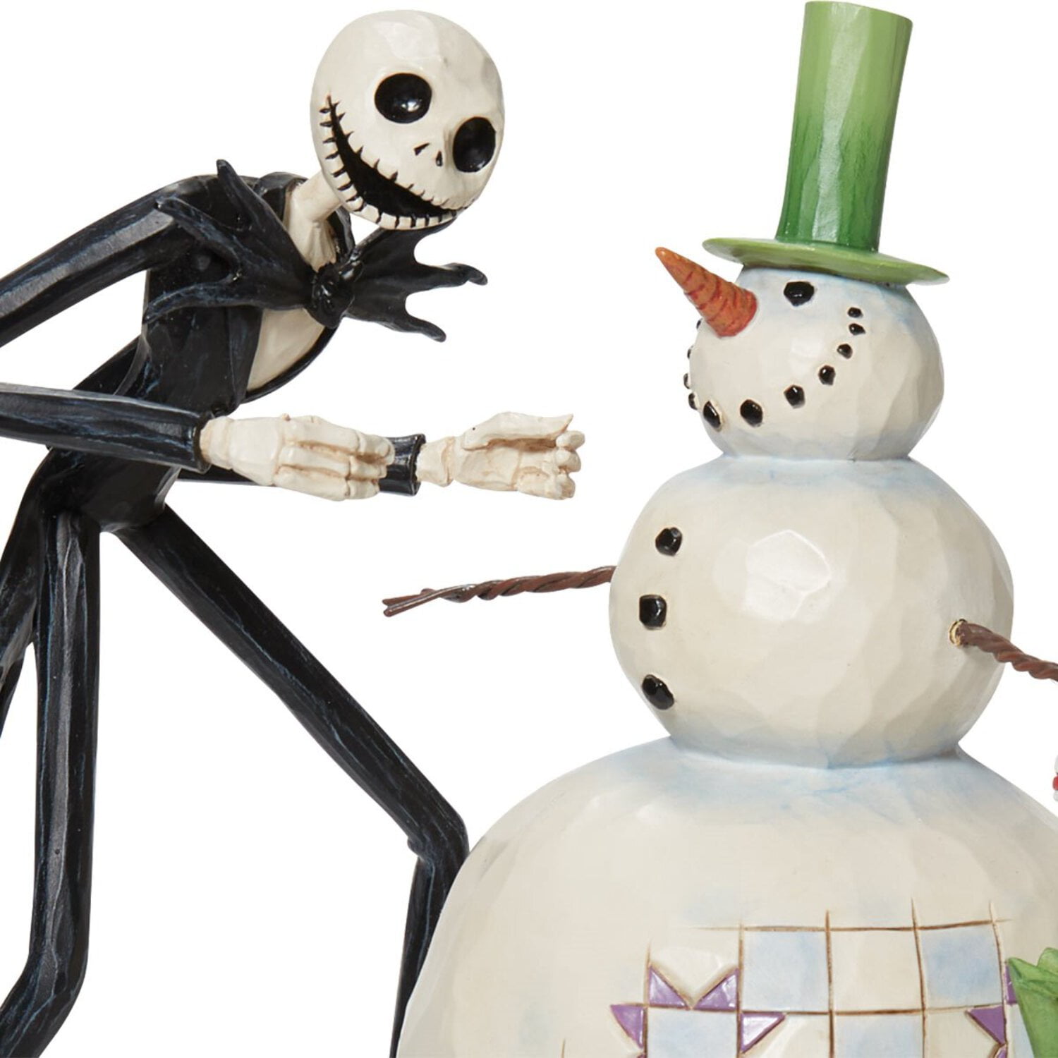 Nightmare Before Christmas Jack with Snowman Statue - Walmart.com
