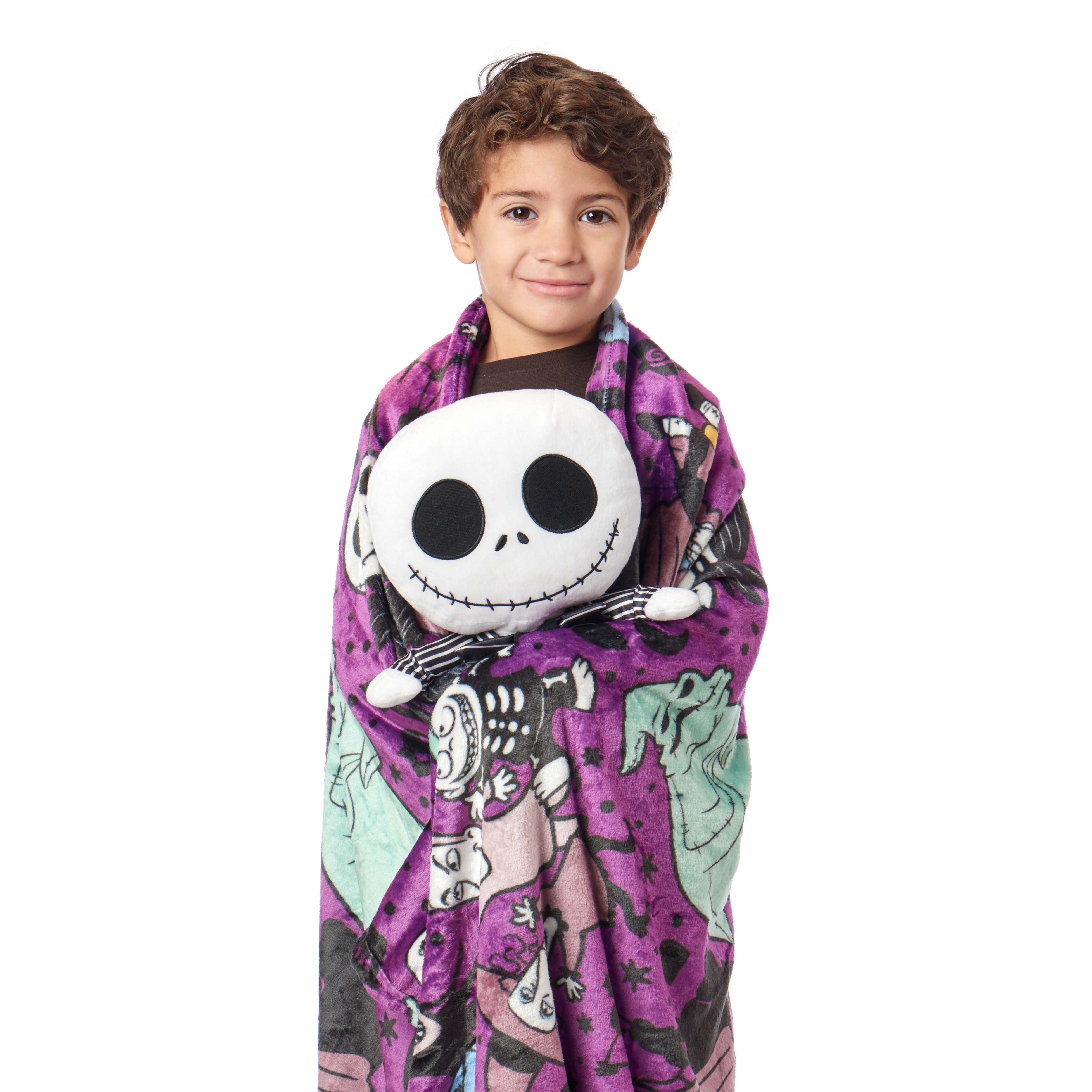Nightmare Before Christmas Kids Hugger with Silk Touch Throw Blanket ...