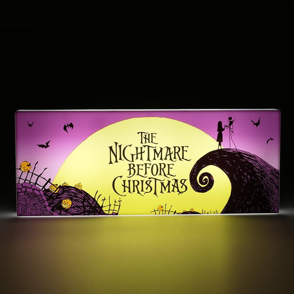 Nightmare Before Christmas Logo Light 12in Official Jack Skellington ...