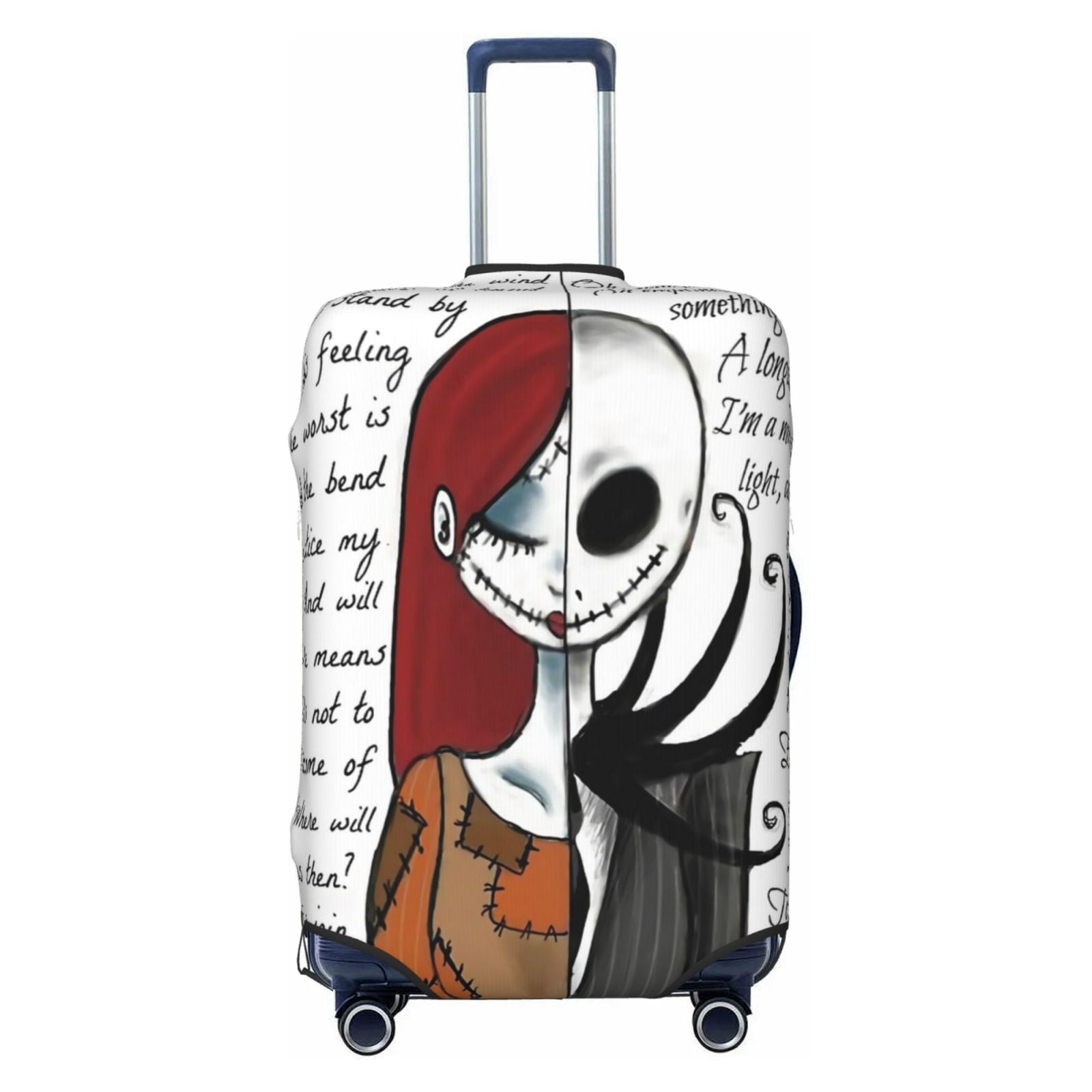 Nightmare Before Christmas Luggage Cover Approved Travel Suitcase ...