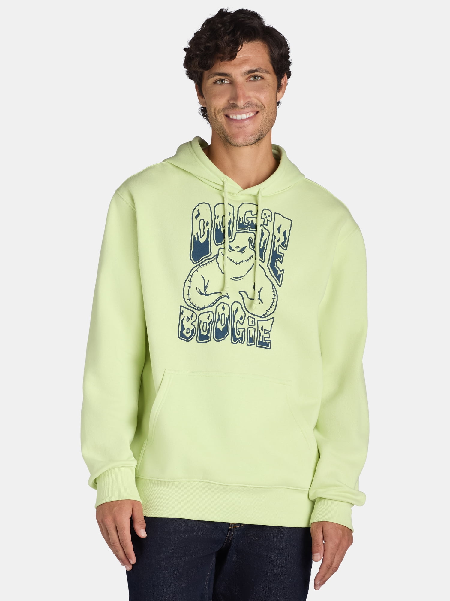 Nightmare Before Christmas Men's Oogie Boogie Graphic Hoodie, Sizes S ...