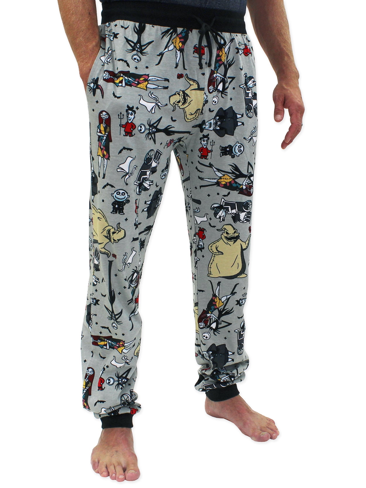 Nightmare Before Christmas Men's Jack Skellington Adult Pajama Jogger ...