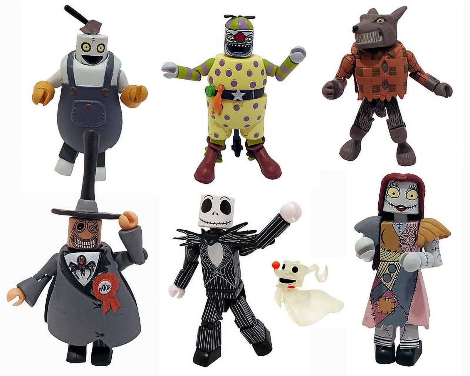 Nightmare Before Christmas Minimates Commenorative Collection Gift Set ...