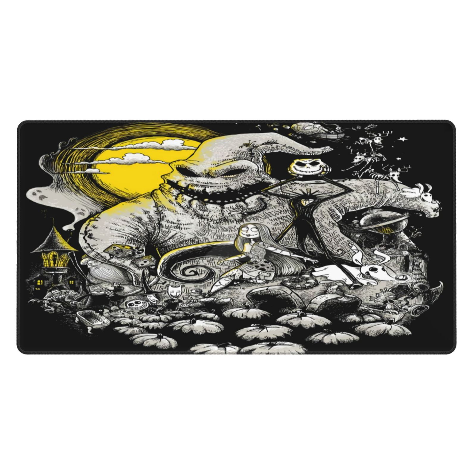 Nightmare Before Christmas Mouse Pad Large Extended Rubber Desk Mat ...