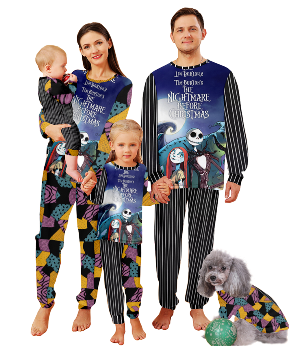 Nightmare Before Christmas Pajamas,Jack Skellington Sally Matching ...