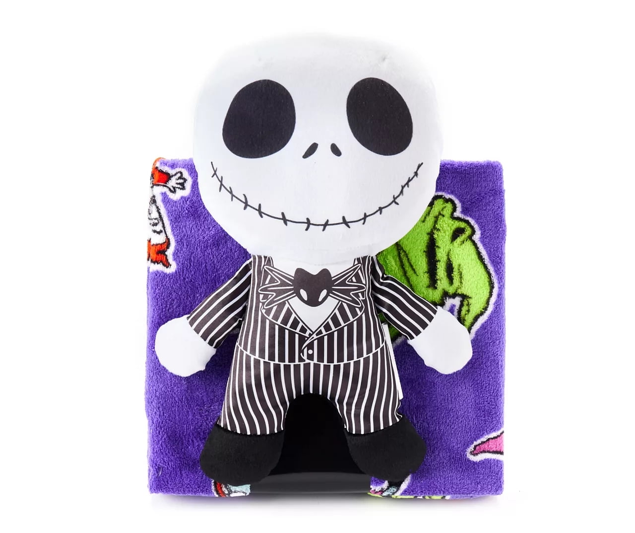 Nightmare Before Christmas Plush Jack Character and Blanket Throw Set ...