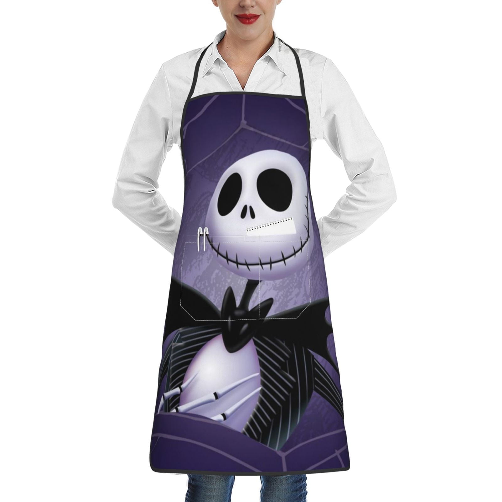 Nightmare Before Christmas Skull Waterproof Apron Home Decor Kitchen ...