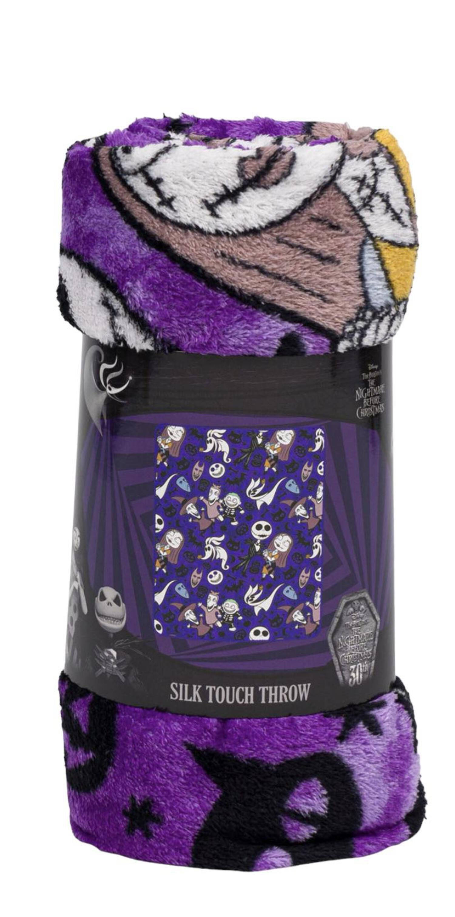 Nightmare Before Christmas Soft Silky Fleece Throw 40"x50" NBC Kids ...