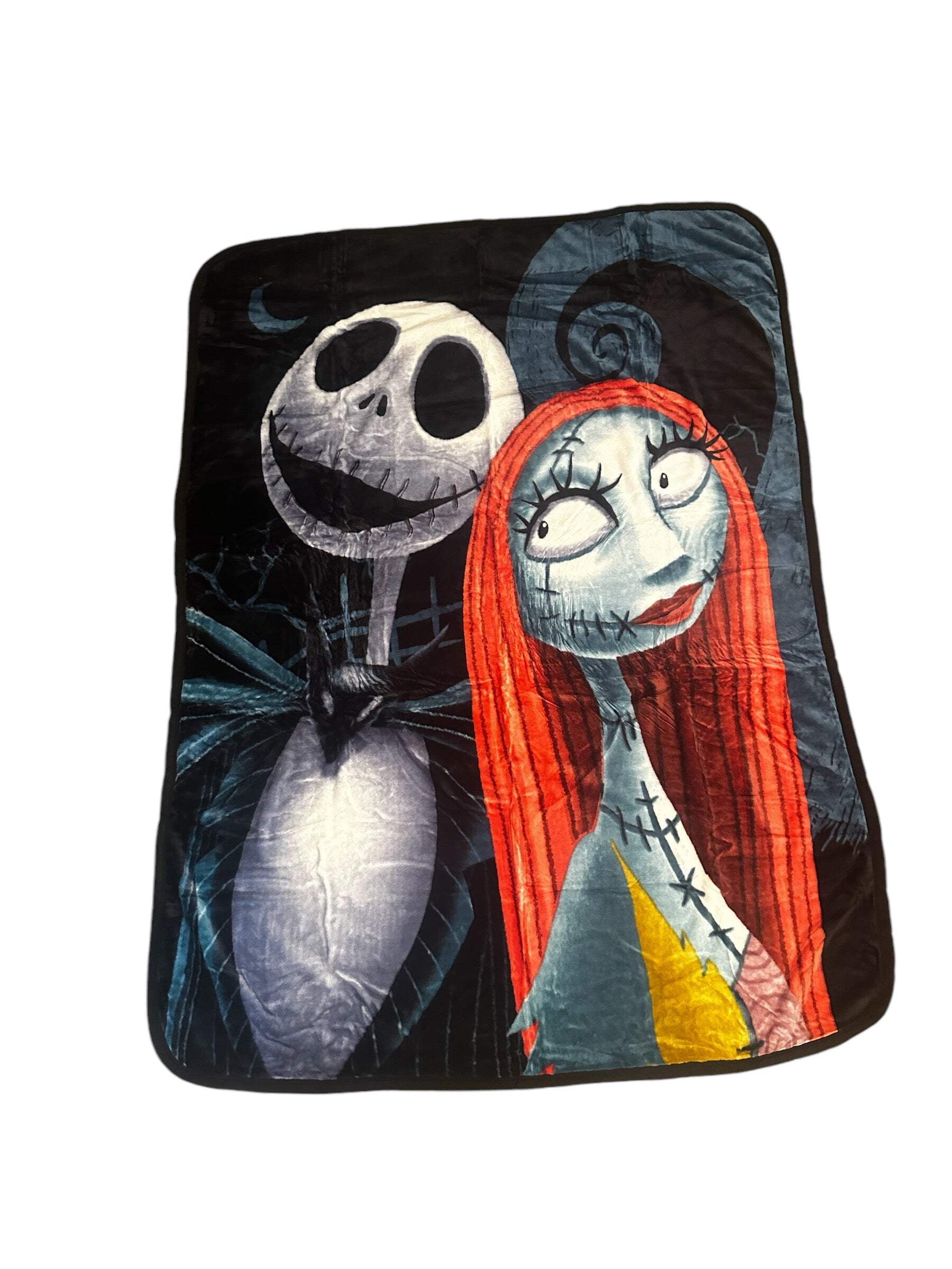 Nightmare Before Christmas Twin Plush Blanket Super Soft "Jack Sally ...