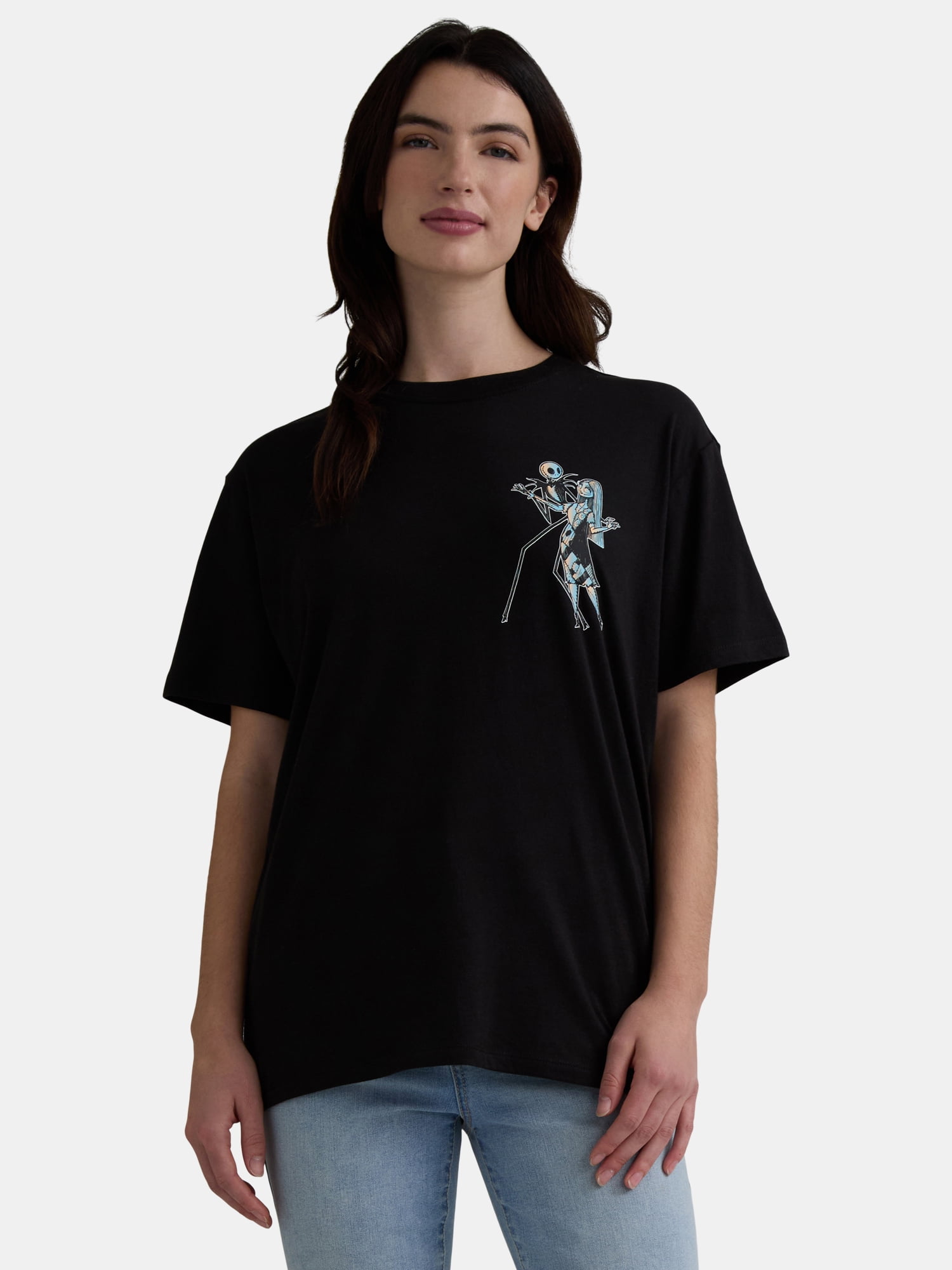 Nightmare Before Christmas Women’s Graphic Tee, Sizes XXS-XXL - Walmart.com