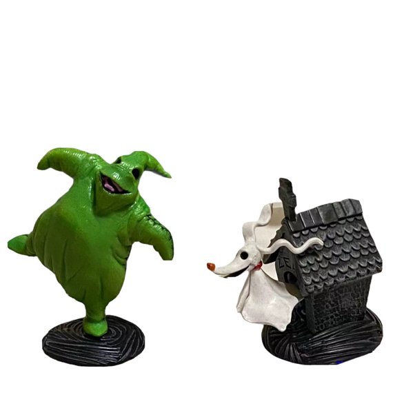 Nightmare Before Christmas Zero & Oogie Boogie Cake Topper Pvc Figure ...