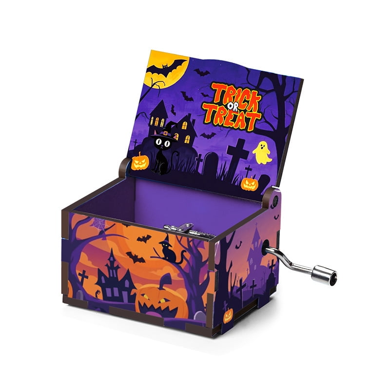 Nightmare Before Christmas music box, Jack Skye gift wooden music box ...