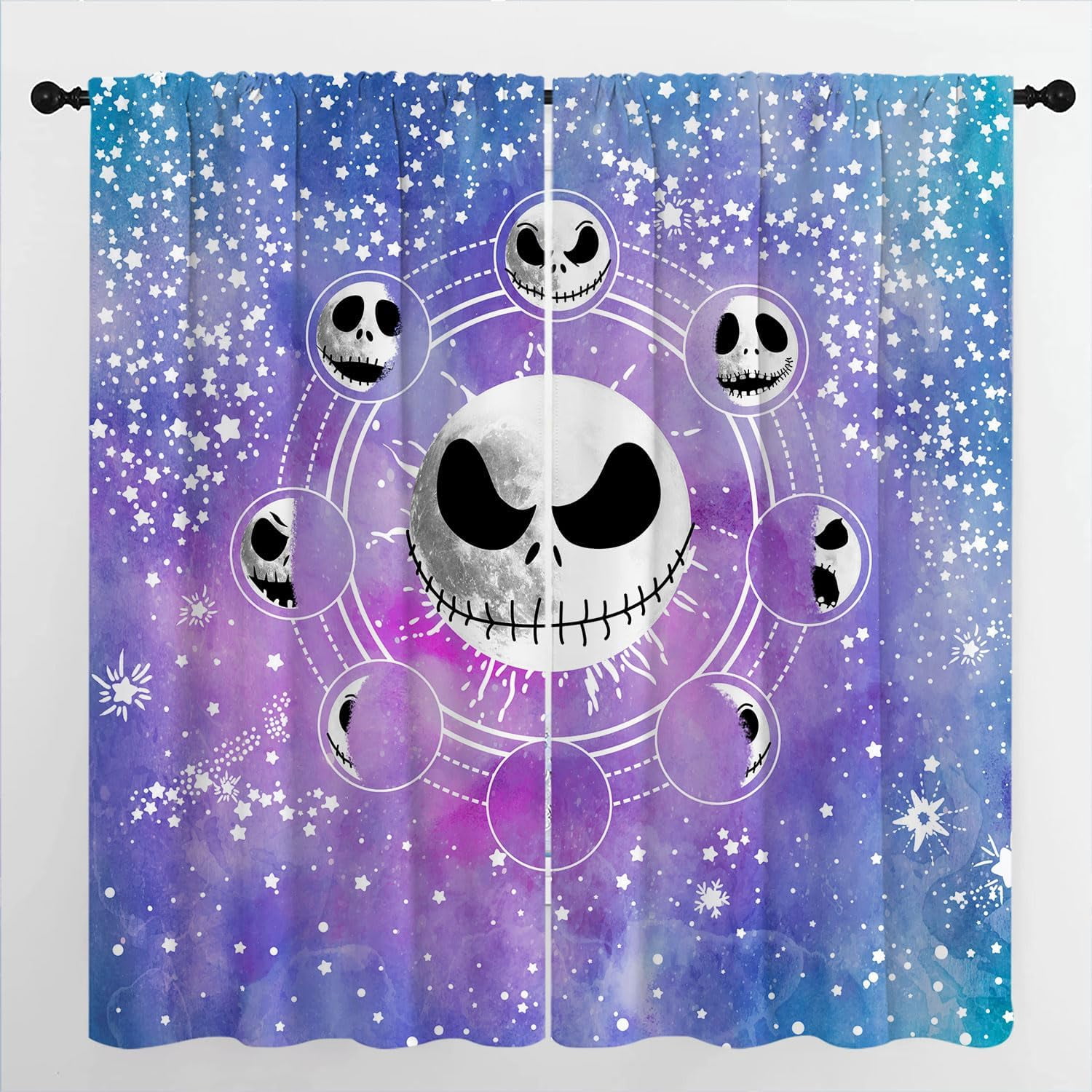 Nightmare Christmas Curtains for Kids Girls Boys Bedroom Decor Jack and ...