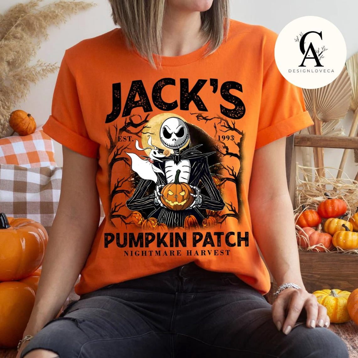 The Nightmare Before Christmas Jack Skellington Pumpkin Disney ...