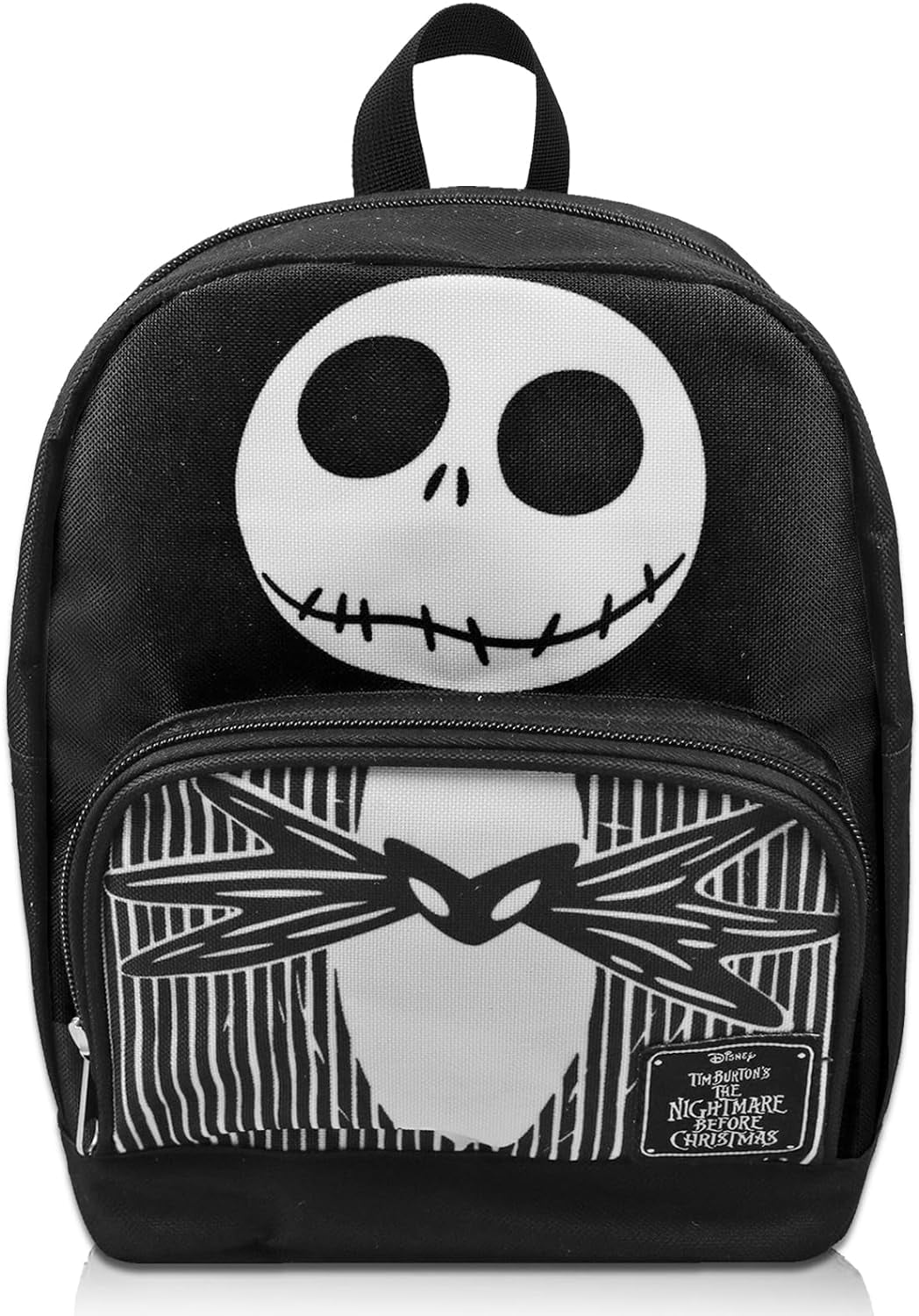 The Nightmare Before Christmas Mini Backpack for Women - 10” Canvas Jack Skellington Backpack ...