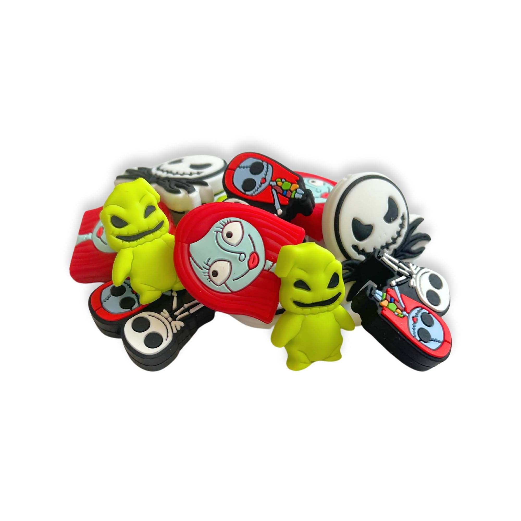 Nightmare Christmas Silicone Focal Bead Characters Oogy Man and Jack ...