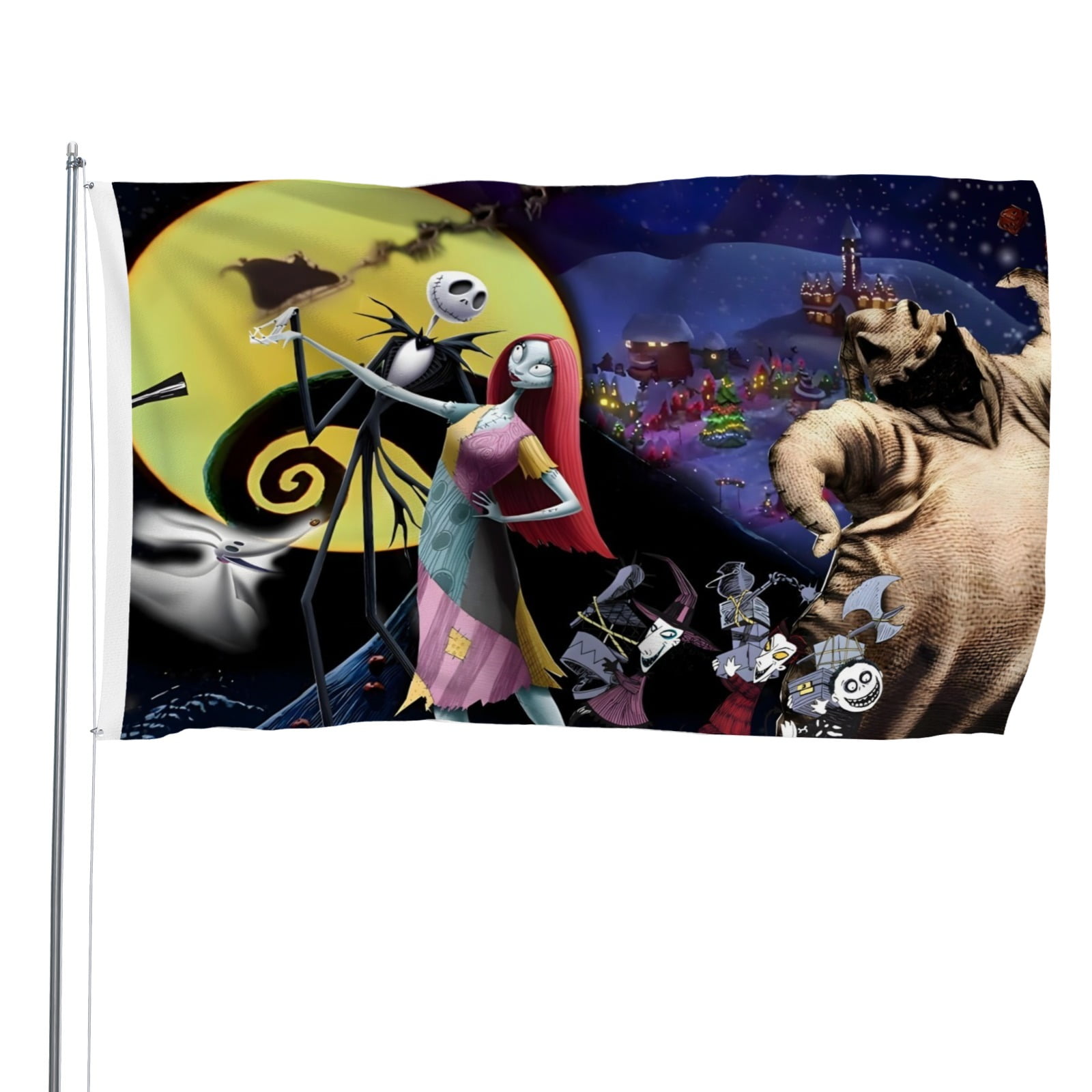 Nightmare Before Christmas-themed Printed Flag Perfect gift for fans ...