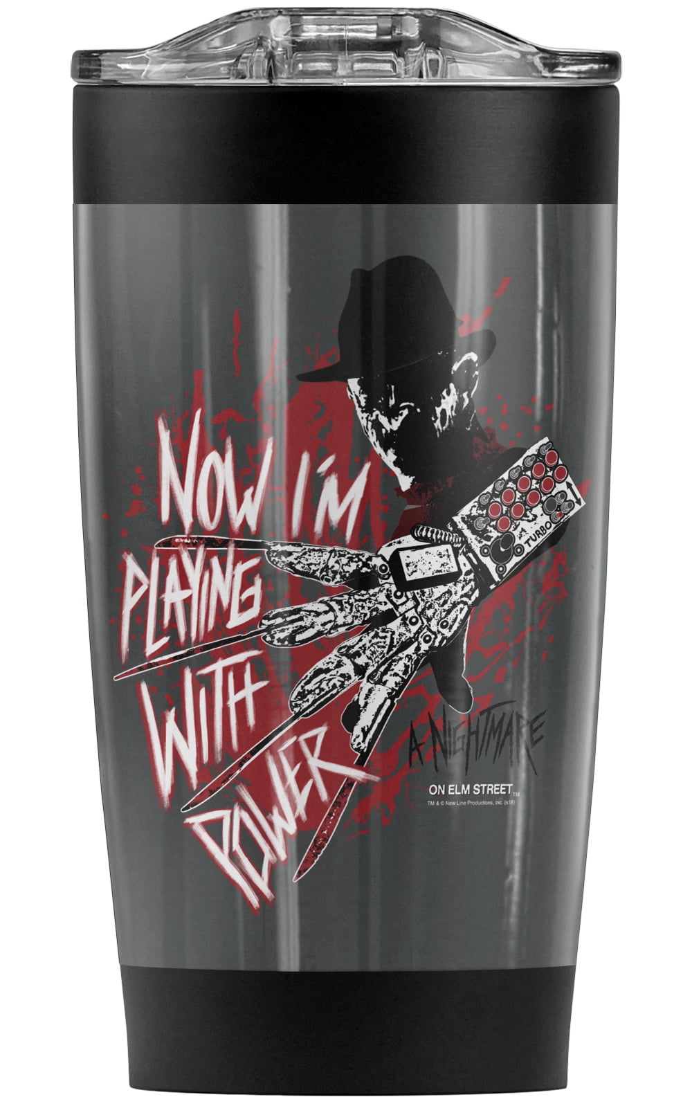 A Nightmare On Elm Street Playing With Power Stainless Steel Tumbler 20 ...