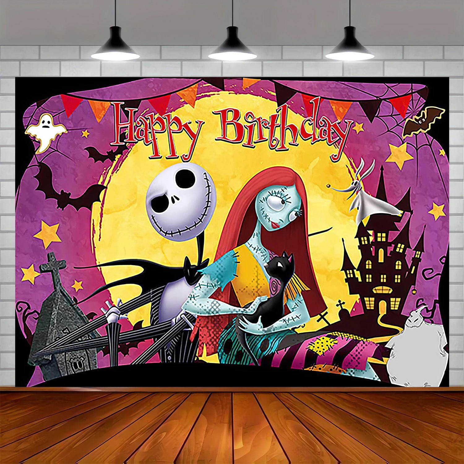 Nightmare background before Christmas - Designed by Jack Scrington and ...