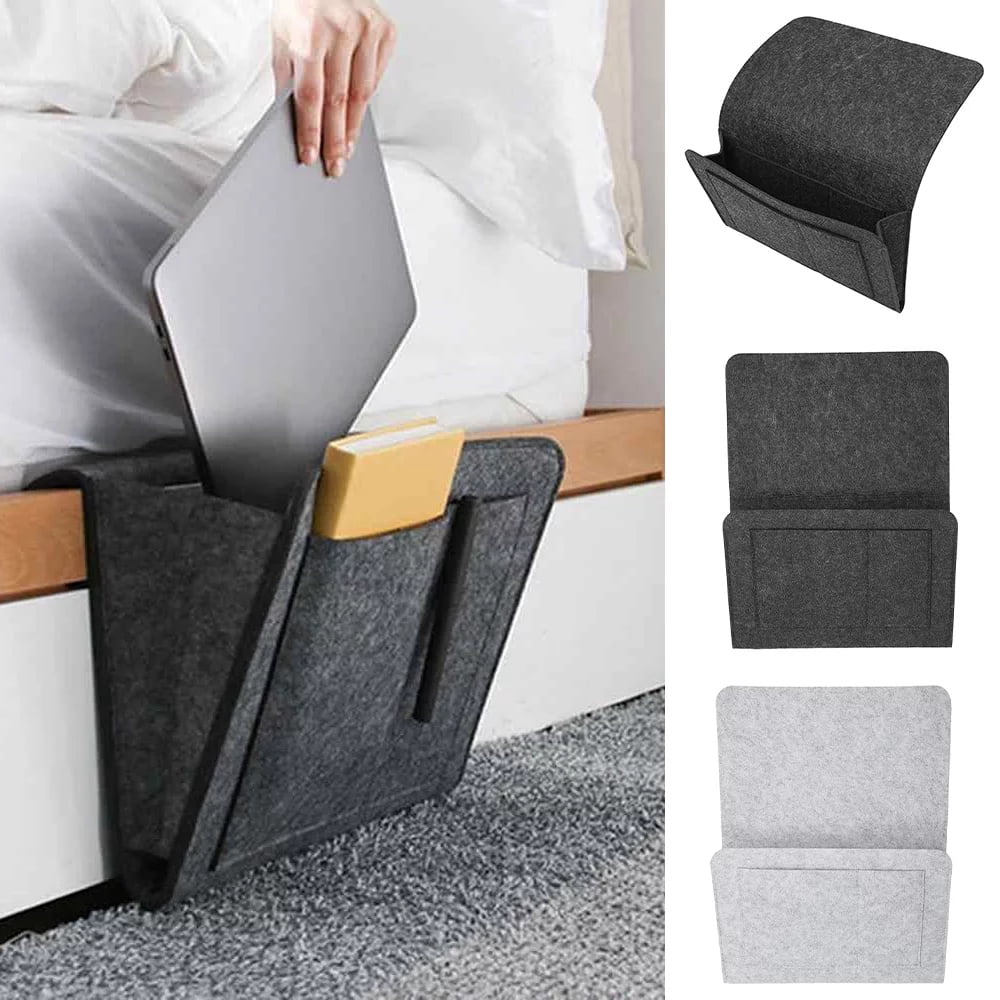 Nightstand Bed Side Pouch Remote Control Opknoping Caddy For Bank ...